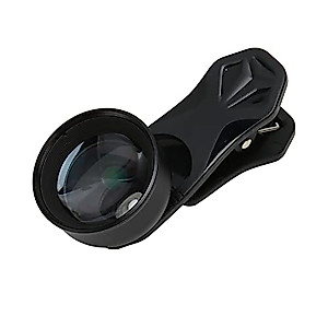 Phone Camera Lens, 2X HD Clip on Cell Phone Lens with Storage Bag and Wiping Cloth, Portable Smartphones Lens for Photography