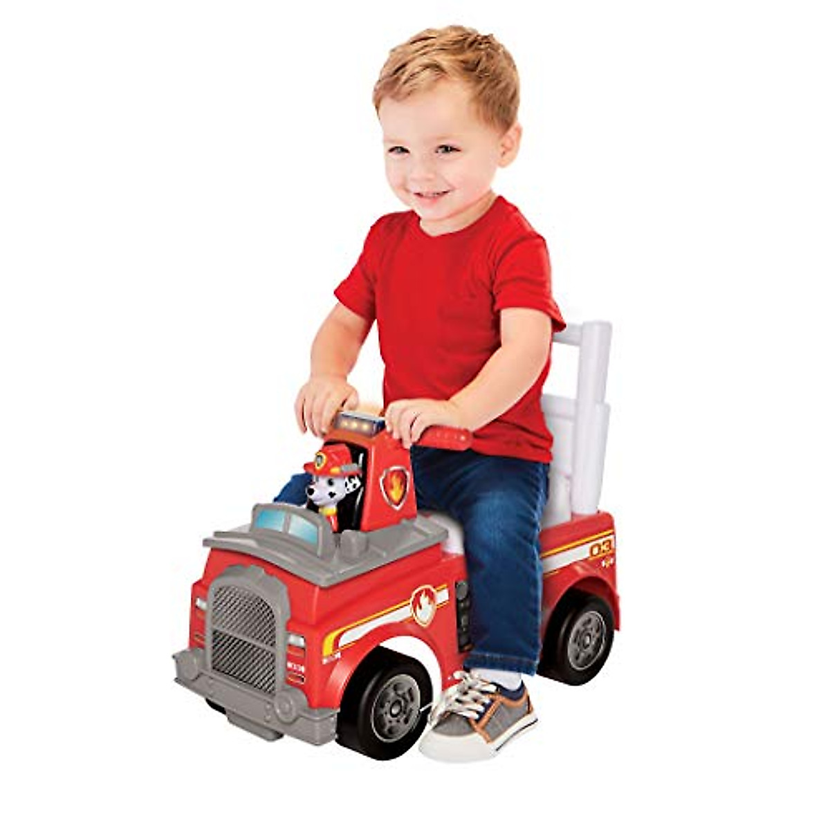 Paw Patrol Kids Ride On Marshall Fire Truck Ride-On with Lights and Sounds