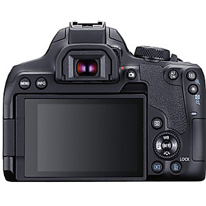 Canon EOS Rebel T8i / 850D DSLR Camera with EF-S 18-55mm f/4-5.6 is STM Lens + 32GB Memory Card + Tripod + Case + Cleaning Kit & More