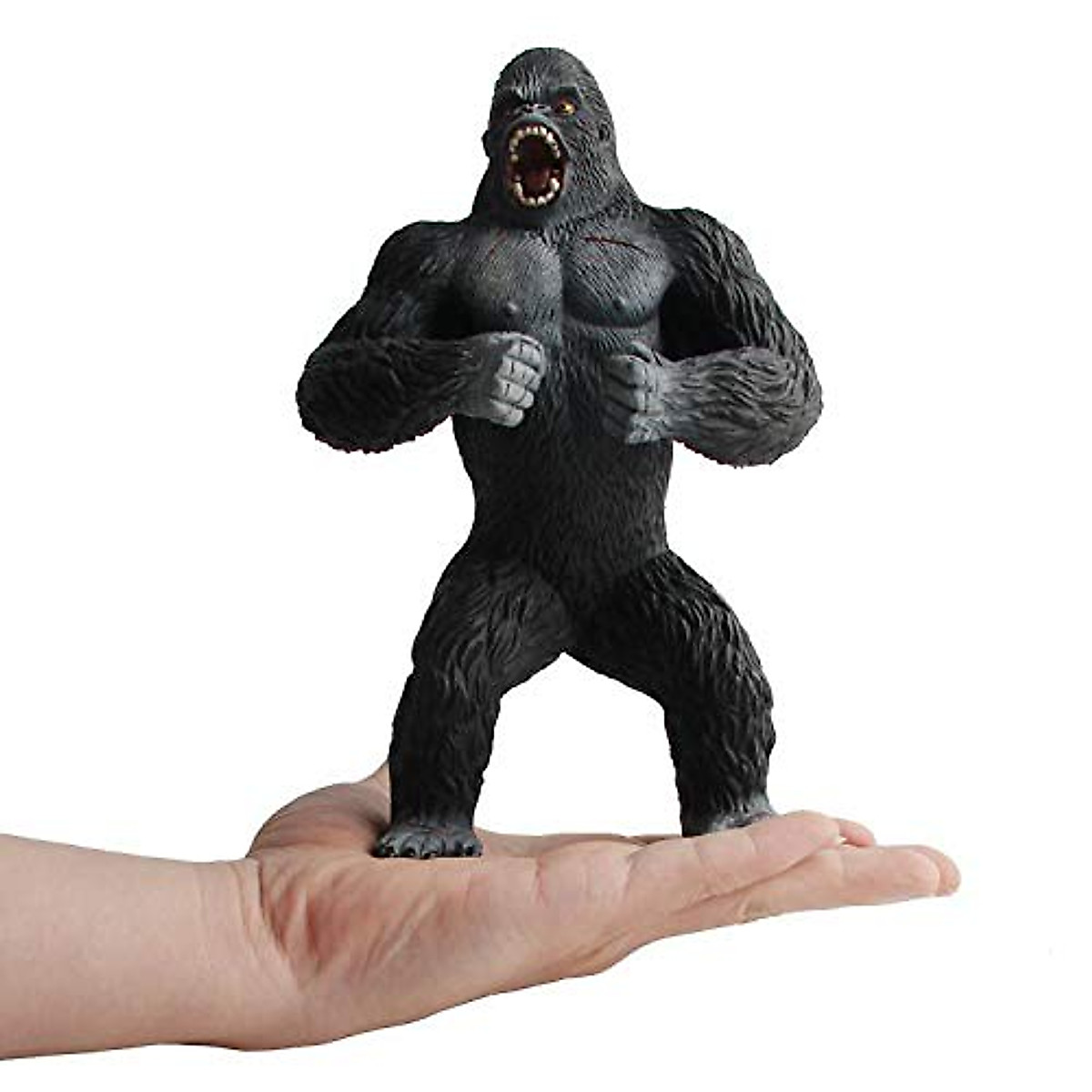 7.5 inch Orangutan Figurines Gorilla Model Plastic Animal Action Figure for Animal Collection