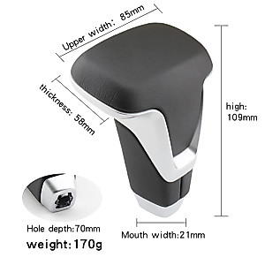 WHNBYYD Car Automatic Transmission Gear Shift Knob Handle Compatible for Dodge Journey (Compatible for Dodge)