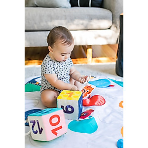 Baby Einstein Sensory Play Space Newborn-to-Toddler Discovery Gym and Play Mat, Ages Newborn +