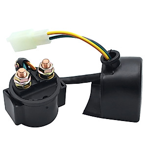 AHL Starter Solenoid Relay for 4-Stroke GY6 Engine 50cc 70cc 90cc 100cc 150cc 200cc 250cc ATV Dirt Bikes Scooters Go Kart Dne Buggys Quad 4 Wheelers Pit Bike Moped Roketa SSR Taotao Sunl Coolster