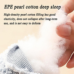 Pupzen - Calming Pillow, Calming Pillow for Dogs and Cats, U Shaped Pet Pillow, Cat Pillows for Indoor, Pet Pillows for Pet Toy, Half Donut Cuddler Soft Fluffy Cat Pillow Machine Washable (Blue)