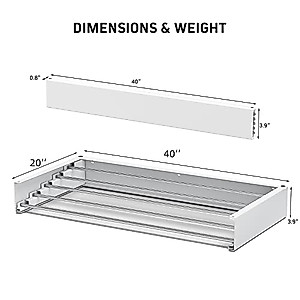 Mountable Clothes Drying Rack Wall Mount Folding Indoor Laundry Clothes Rack Drying Outdoor Heavy Duty Space Saver RV Drying Rack 60lb Capacity