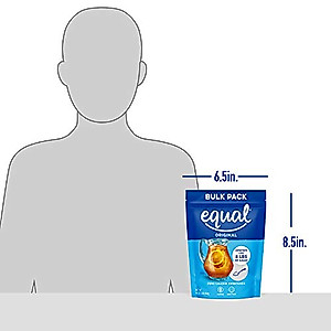 EQUAL 0 Calorie Sweetener, Granulated Sweetener, Sugar Substitute, Zero Calorie Sugar Alternative, Sugar Alternative, 1 Pound Bulk Bag (Pack of 6)