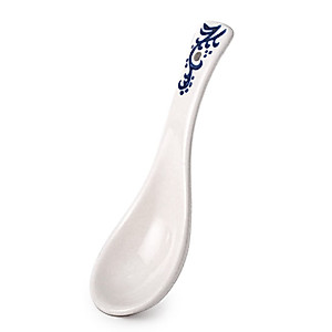 Happy Sales HSKM-BLEKOI, Japanese Kamameshi Vintage Style Rice Noodle Ramen Bowl with Bamboo Lid Trivet Chopsticks and Porcelain Spoon Bowl Set, Blue Koi