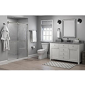 Industrial Pipe Towel Rack Towel Bar 24 Inch, Heavy Duty Wall Mounted Rustic Farmhouse Bath Towel Holder for Bath Bathroom Kitchen