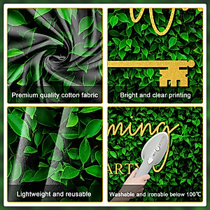 Avezano Housewarming Backdrop Green Leaves Background for New House Party Decorations House Warming Party Decorations Sweet Home Photography Background Photo Booth Props Supplies (7x5ft)