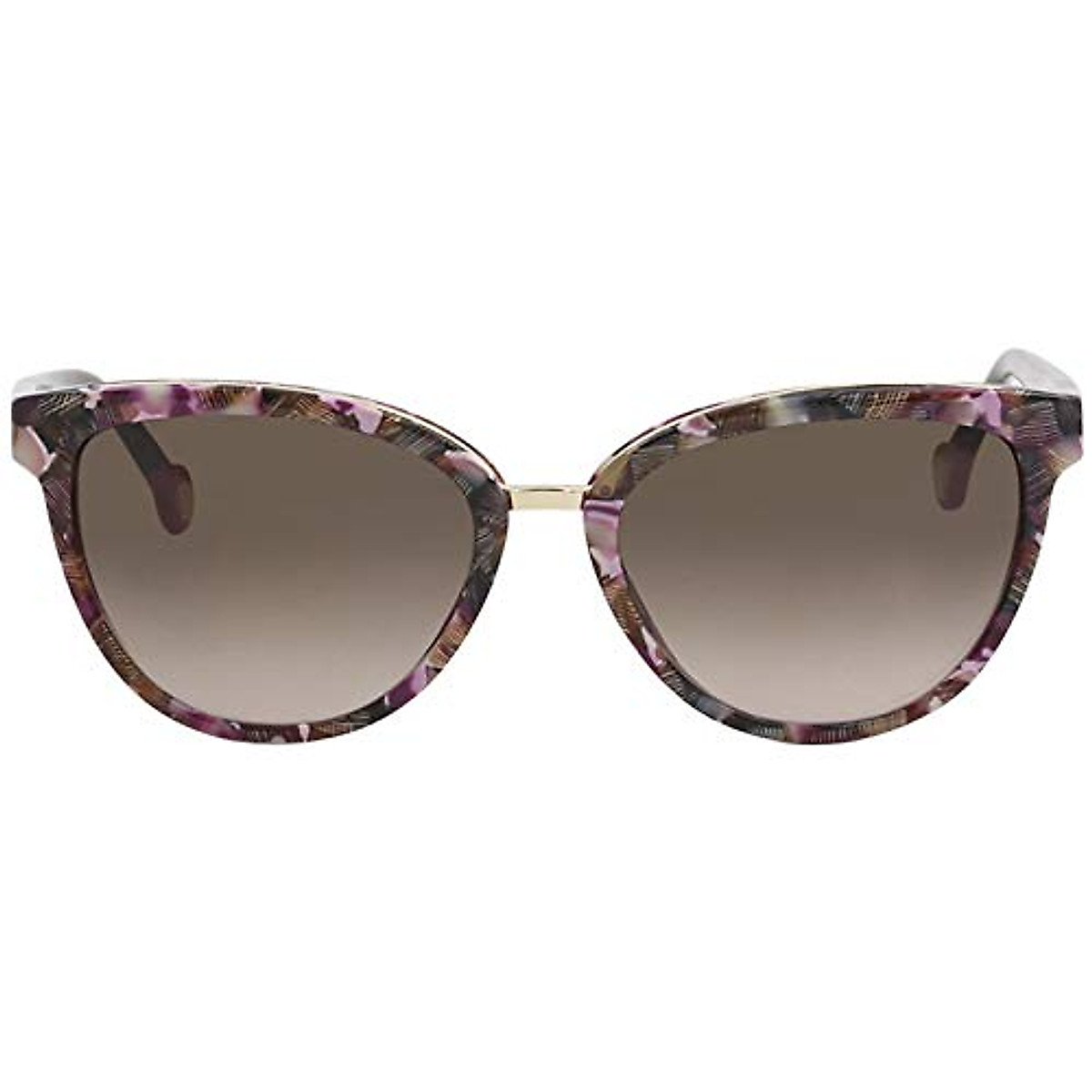 Carolina Herrera Designer Sunglasses SHE688-01GT in Purple Havana 54mm