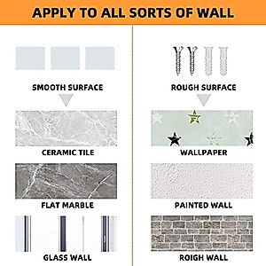 LUOBAO Acrylic 15" Invisible Floating Wall Ledge Display Shelves,Floating Wall Bookshelf,Nail Polish Rack,Wall Mounted Shelf,Clear (4 Pack - 4mm)