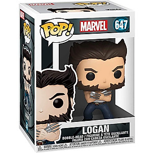 POP Marvel: X-Men 20th Anniversary - Wolverine in Tanktop Funko Pop! Vinyl Figure (Bundled with Compatible Pop Box Protector Case) Multicolor 3.75 inches