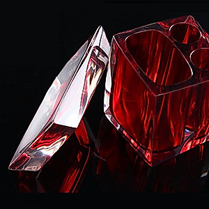 LUANT 5 Piece Bathroom Accessory Set Resin Soap Dish, Soap Dispenser, Toothbrush Holder & Tumbler