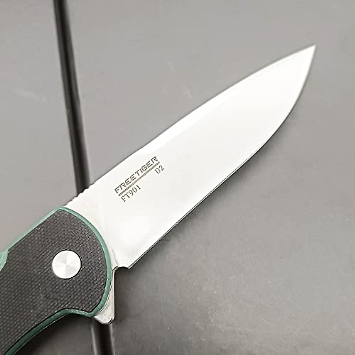 FreeTiger FT901 Folding Pocket Knife D2 Blade G10 Handle Hunting Camping Portable EDC Foldable Knife For Men Dad Father Gift