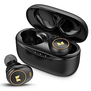 Monster Wireless Earbuds, Achieve 300 AirLinks Bluetooth Headphones Touch Control with Charging Case, Bluetooth Earbuds, Black