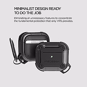 VRS Design Acitve for Apple Airpods 3 Case (2021) (Black)