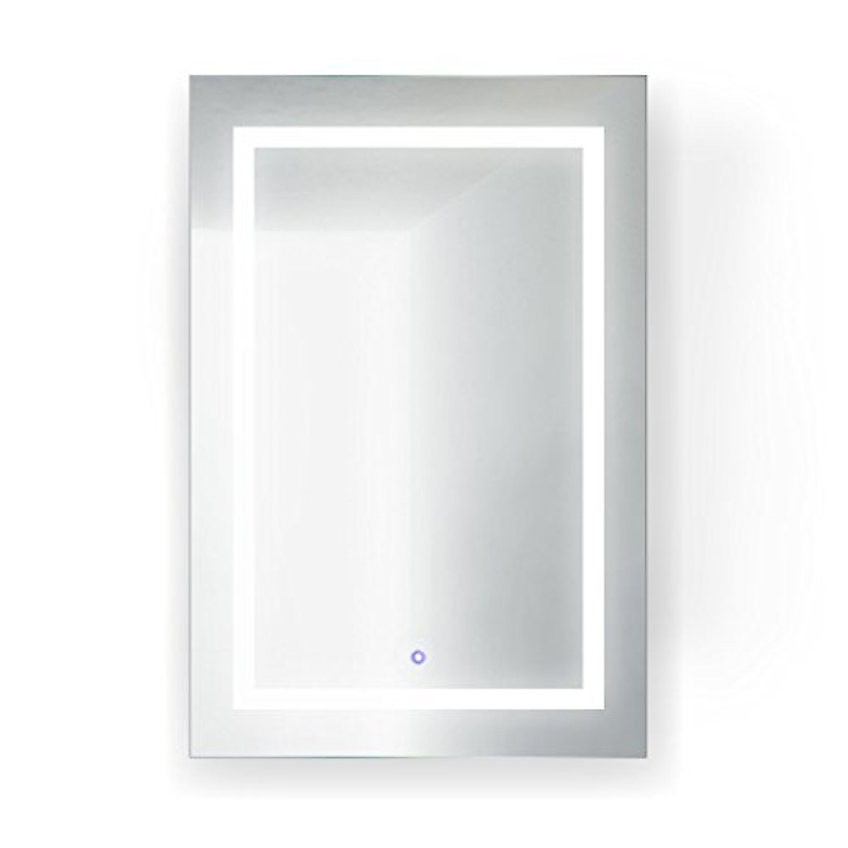Krugg LED Medicine Cabinet 24 Inch X 36 Inch | Recessed or Surface Mount Mirror Cabinet w/Dimmer & Defogger + 3X Makeup Mirror Inside & Outlet + USB - Left Side