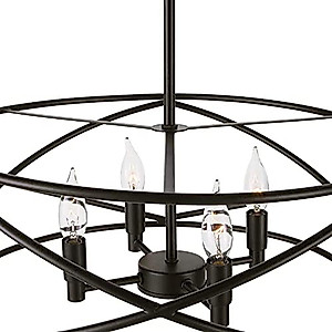 Hampton Bay Hastings 12 in. 2-Light Satin Bronze Ceiling Semi-Flush Mount Light