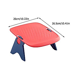 Cabilock Shoe Slot Space Simple Shoe Holder Shoe Slots Organizer Shoe Racks for Closet Organization No Assembly Require Plastic Shoes Holder for Home Storage (Red Blue) Dorm Shoe Shelf Shoes Stand