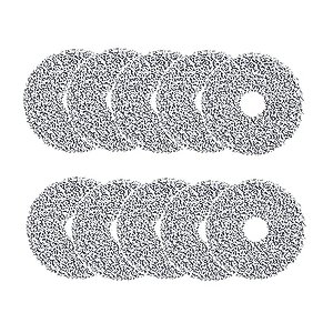 HGSLQDEE Tray Mopping Holder Mount with Mop Cloth Spare Accessory Parts. Mop Tray Compatible for Dreame L10s Pro(L10s Mop 10PC)