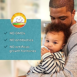 Happy Baby Organics Infant Formula Milk Based Powder packaging may vary, Stage 1 Sensitive, 21 Ounce