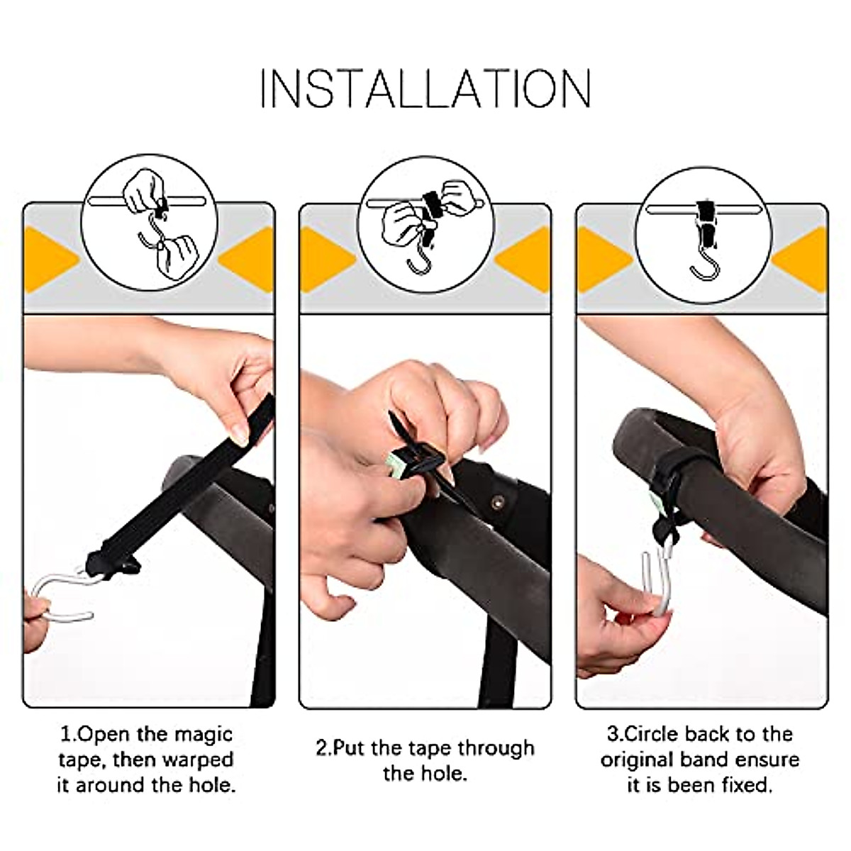 Stroller Hooks 2 Pack –for Stroller Accessory Hook, Durable Mommy Hook - Baby Stroller Hanging Hooks, Wheelchair, Rollator, Walker, Car Hooks (Green)