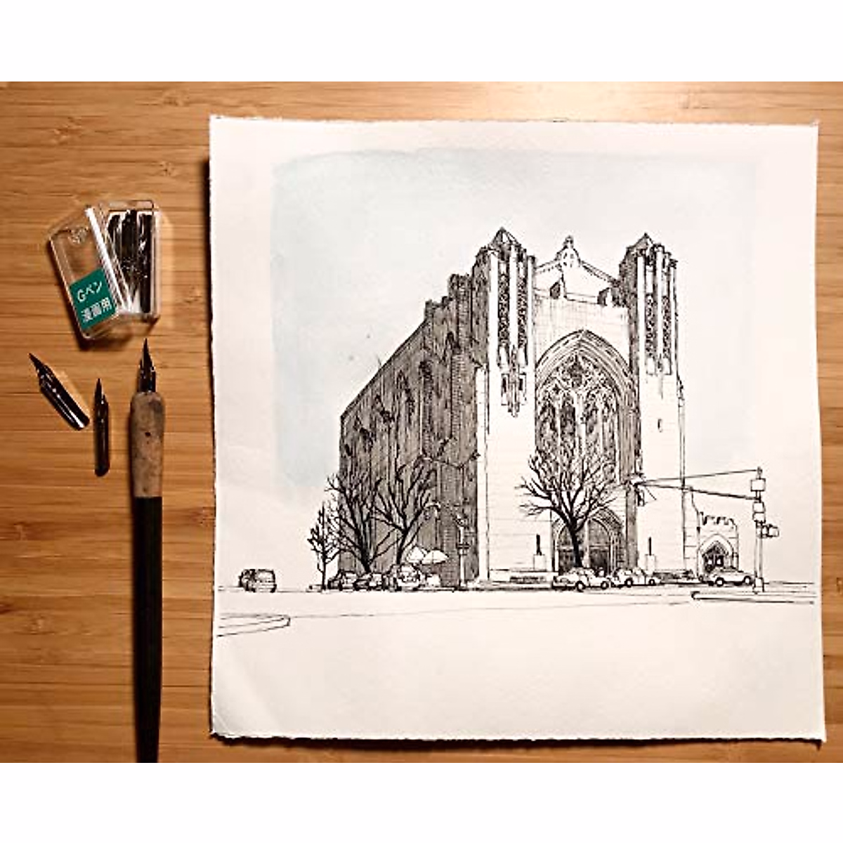 Zebra Pen 80100 G Chrome Nib, Professional Grade Calligraphy and Comic Nib, 10-Count