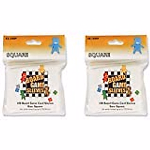 Arcane Tinmen Square Board Game Card Sleeves – 70mm x 70mm – Bundle of 2 – 200 Sleeves Total