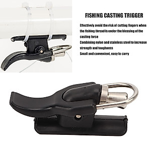 Pilipane Sea Fishing Casting flip Flop, Cannon Surf Fishing flip Flop aid Sea Fishing Casting flip Flop for Sea Shore Beach Fishing Black, Fixed Spool Casting Aid