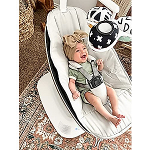 4moms MamaRoo Multi-Motion Baby Swing, Bluetooth Baby Swing with 5 Unique Motions, Grey