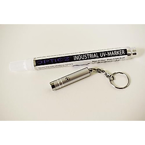 Opticz Blacklight Reactive Invisible Blue Ink Industrial UV Marker with UV Light