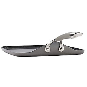 Circulon 84566 Elementum Hard Anodized Nonstick Griddle Pan/Flat Grill, 11 Inch, Oyster Gray