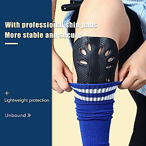 4 Pairs Kids Soccer Shin Guards Breathable Shin Guard Sleeves Toddler Shin Guards for Soccer Girls Boys Child Calf Protective Gear Shin Pad for 3-10 Years Old Children Soccer (Black and White)