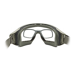 Revision Military Prescription Rx Carrier & Connector System, Gray, Compatible With Sawfly Eyewear, Desert Locust Goggles & More, Rx Inserts Not Included