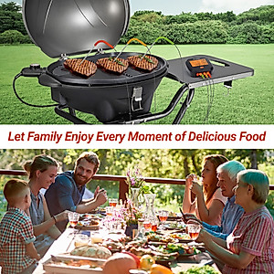 Inkbird WiFi Grill Thermometer, Wireless BBQ Thermometer for Grilling Roasting Cooking Smart Digital Remote Meat Thermometer with Graph Alarm Timer 4 Probes Rechargeable