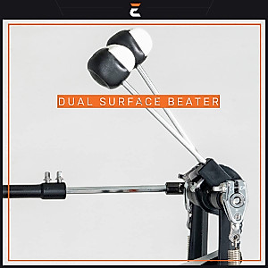 Premium Double Bass Drum Pedal, Edge Hardware Design (EHWD) PE1D