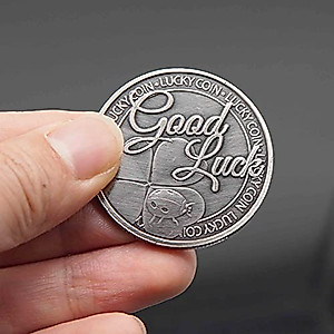 Lucky Coins Bring Good Luck to People, Good Luck Gifts for Friends and Relatives, Good Luck Charms for Men Good Luck to You.