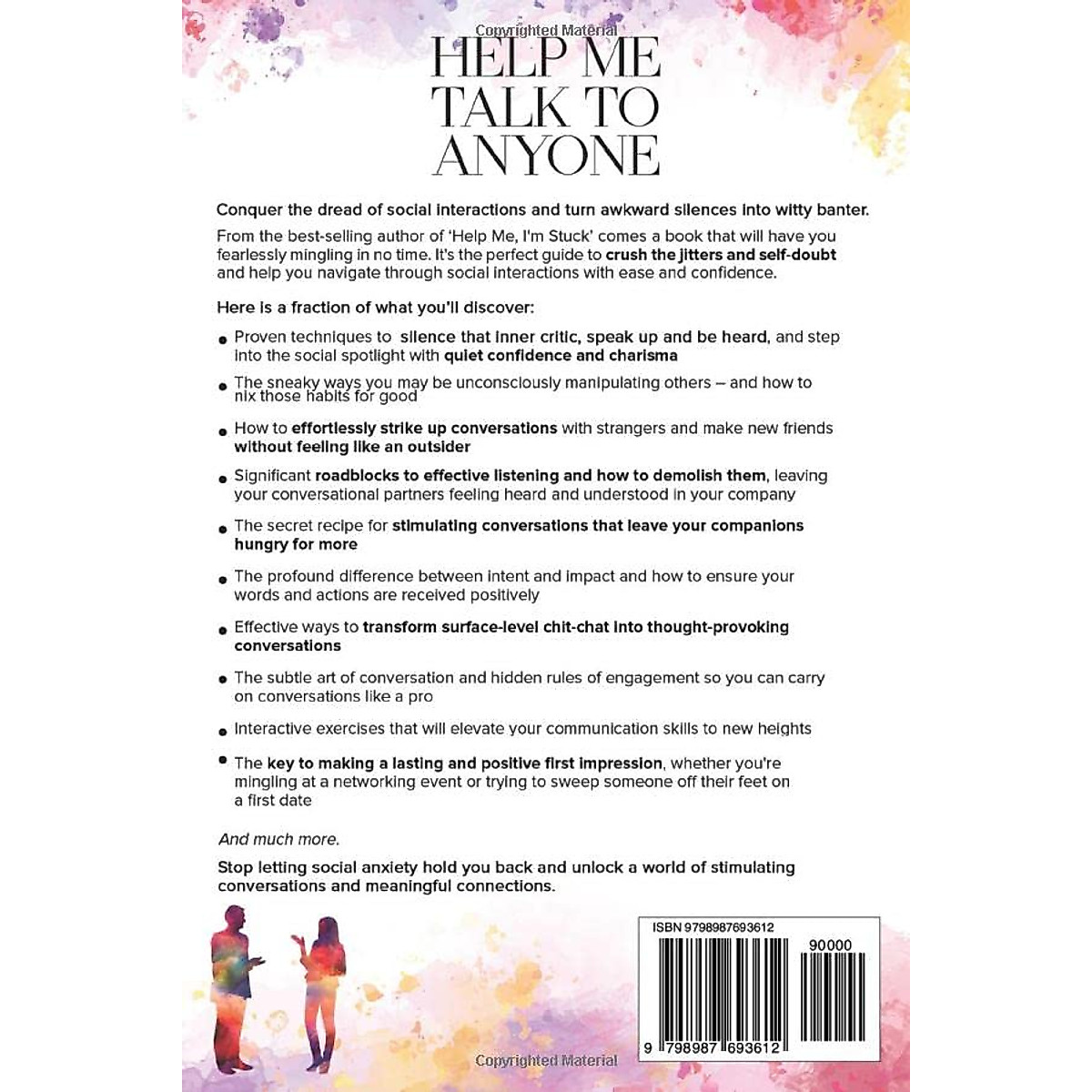 Help Me Talk To Anyone: Eight Skills You Need to Overcome Social Anxiety and Enhance Your Relationships (The Help Me Series)