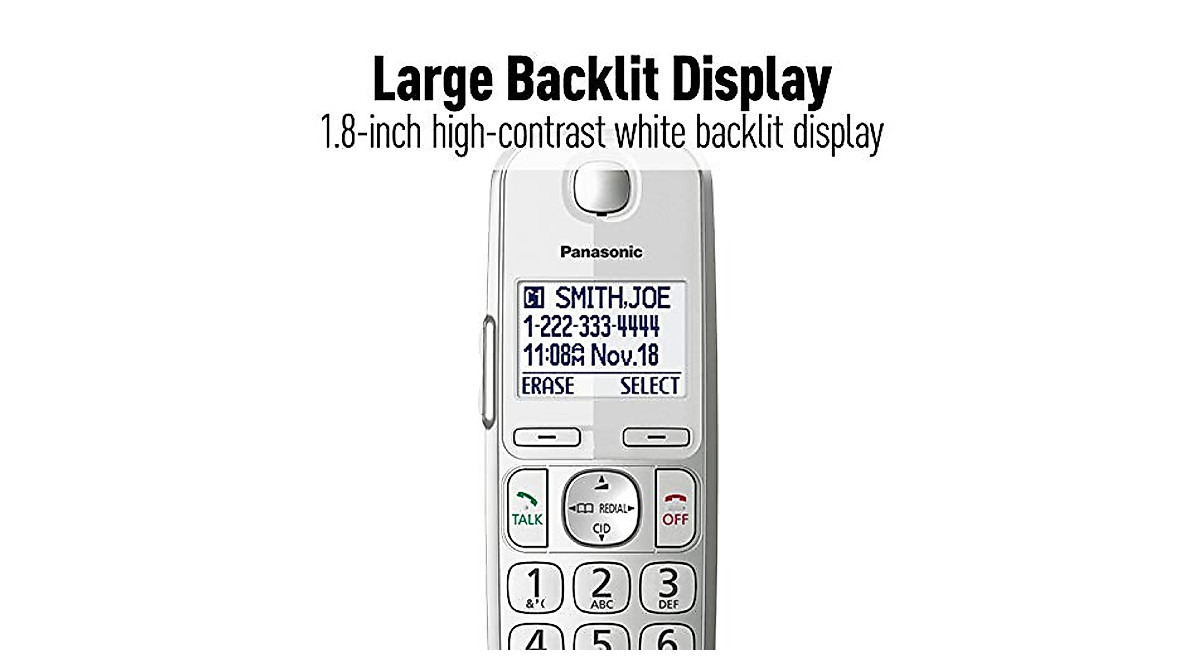 Panasonic Link2Cell Cordless Phone System with 4 Handsets & Bluetooth