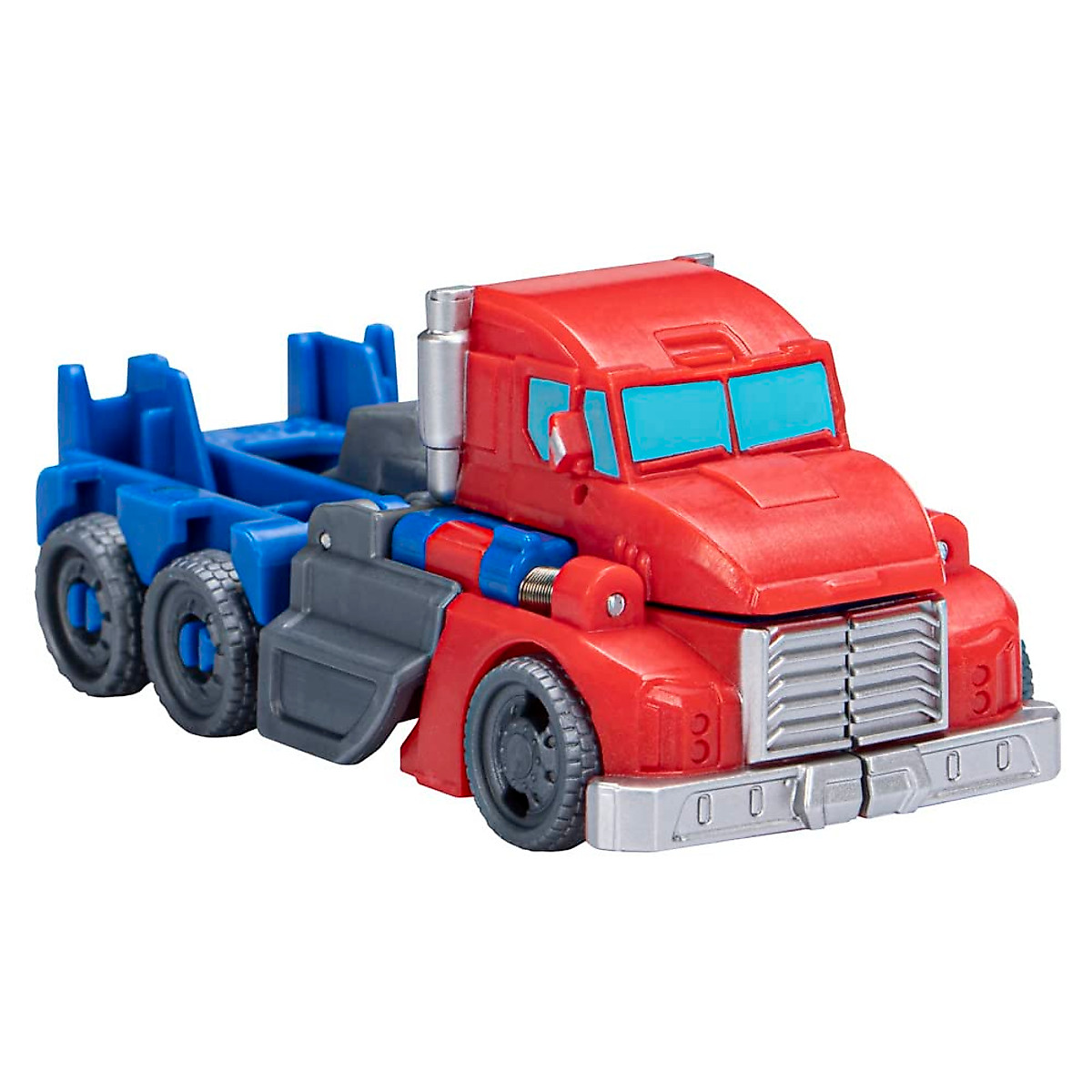 Transformers Toys EarthSpark 1-Step Flip Changer Optimus Prime 4-Inch Action Figure, Robot Toys for Ages 6 and Up