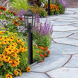 Darkaway Outdoor Post Lights Lamp Post Light Fixture, Waterproof Aluminum Housing with Glass, Fence Post Deck Lighting for Garden, Patio, Pathway (1 Pack, Black)