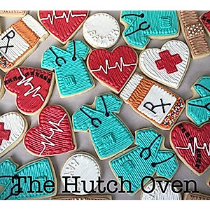 Nurse/Nursing Cookie Cutter 9 Piece Set from The Cookie Cutter Shop – Tin Plated Steel Cookie Cutters