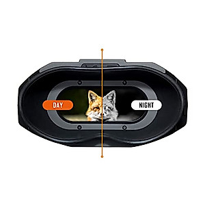 Nightfox Vulpes Handheld Digital Night Vision Goggles | Integrated Laser Rangefinder | Full High Definition FHD 1080p Sensor | Records Video + Audio | 220yd Range, 6x Magnification | Hunting, Security