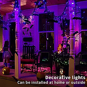 SOLARBABY Solar String Lights, 8 Modes Christmas Decorative Solar String Lights Outdoor Waterproof 200 Led Solar Fairy Lights White for Home Lawn Garden Wedding Patio Party Holiday-2 Pack