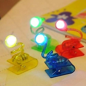 Flexible Desk Lamp Bright LED Mini Night Light Reading Light Bedroom Desk Lamp for Kids Random Color