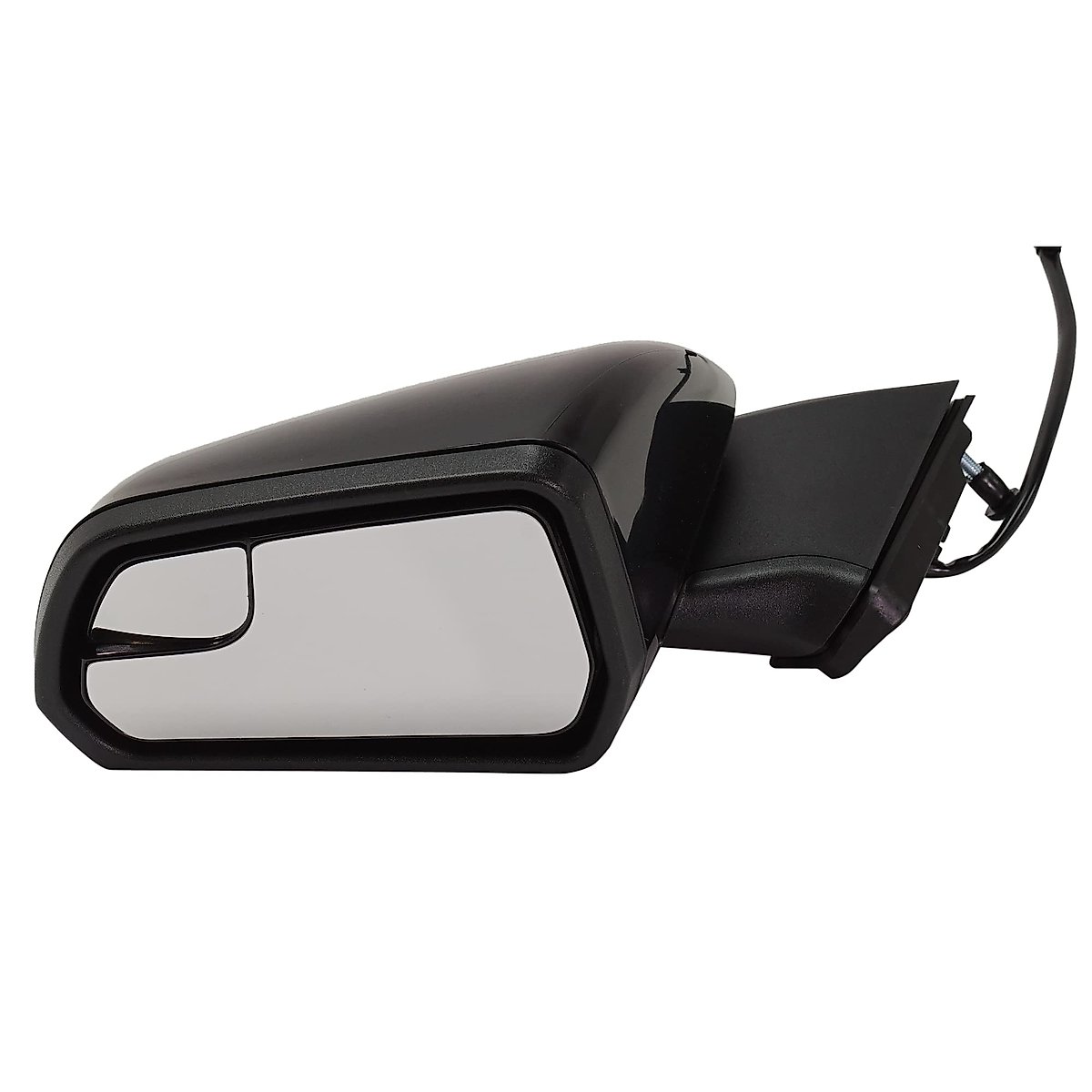 Kool Vue Driver Side Power Non-Heated Mirror for Ford Mustang 2015-2020 With Signal Light & Spotter Glass; Without Memory & Puddle Lamp Paintable