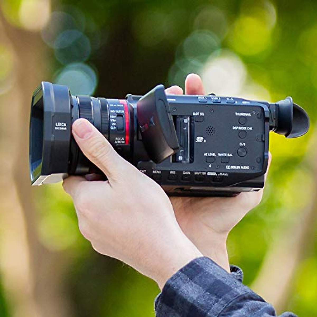 Panasonic X1500 4K Professional Camcorder with 24X Optical Zoom, WiFi HD Live Streaming, HC-X1500 (USA Black)