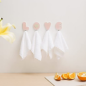 Max K Dish Cloths - Absorbent, Soft, Quick-Drying Kitchen Towels - Coral Fleece Reusable Cleaning Dishcloths Set for Hands, Dishes, Counters, Table, Dinnerware - Lint-Free - 24-Pack White