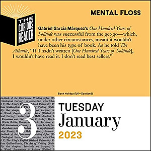 The Curious Reader 2023 Day-to-Day Calendar: Literary Miscellany for Book Lovers