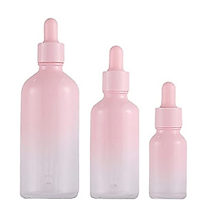 6PCS Glass Dropper Bottle,MoreChioce 10ml Empty Glass Bottle with Dropper Refillable Glass Bottle Container for Skin Care Liquid,Makeup Liquid,Cosmetic